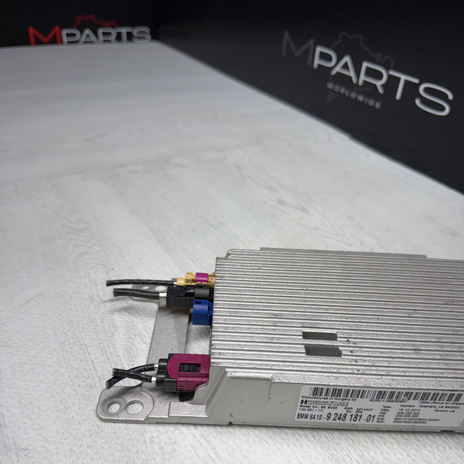 06-13 BMW E90 E92 E93 M3 Combox Telematics Unit TCU Bluetooth Module O ...